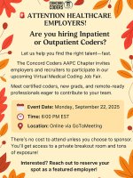 Concord Coders AAPC Local Chapter is In Need of Employers for Virtual ...